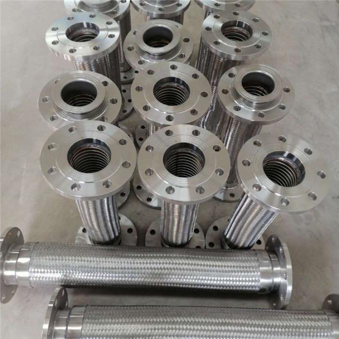 Stainless Steel Armored Metal Hose with Flange 3-12mm Thickness